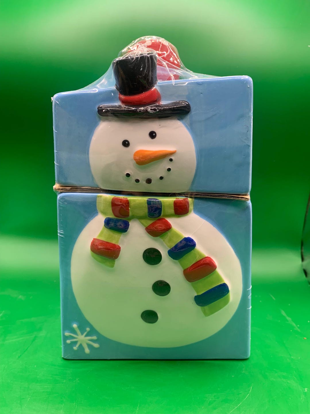 Brand New Vintage Olaf Frozen Cube Snowman Cookie Jar Disney - Etsy