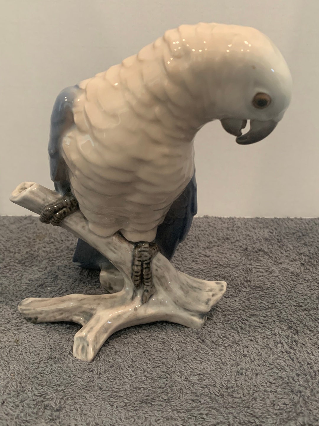 Bing and Grondahl Porcelain Parakeet Statue Figure # 2019 Vintage - Etsy
