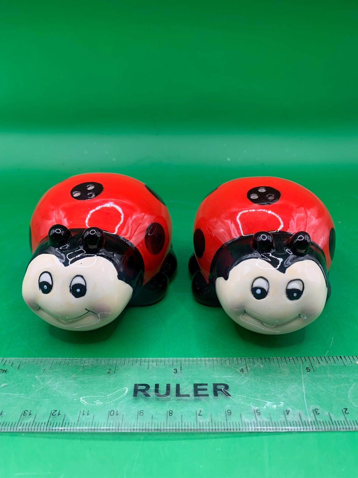 Vintage Burton and Burton Ladybug Salt & Pepper Shakers - Etsy