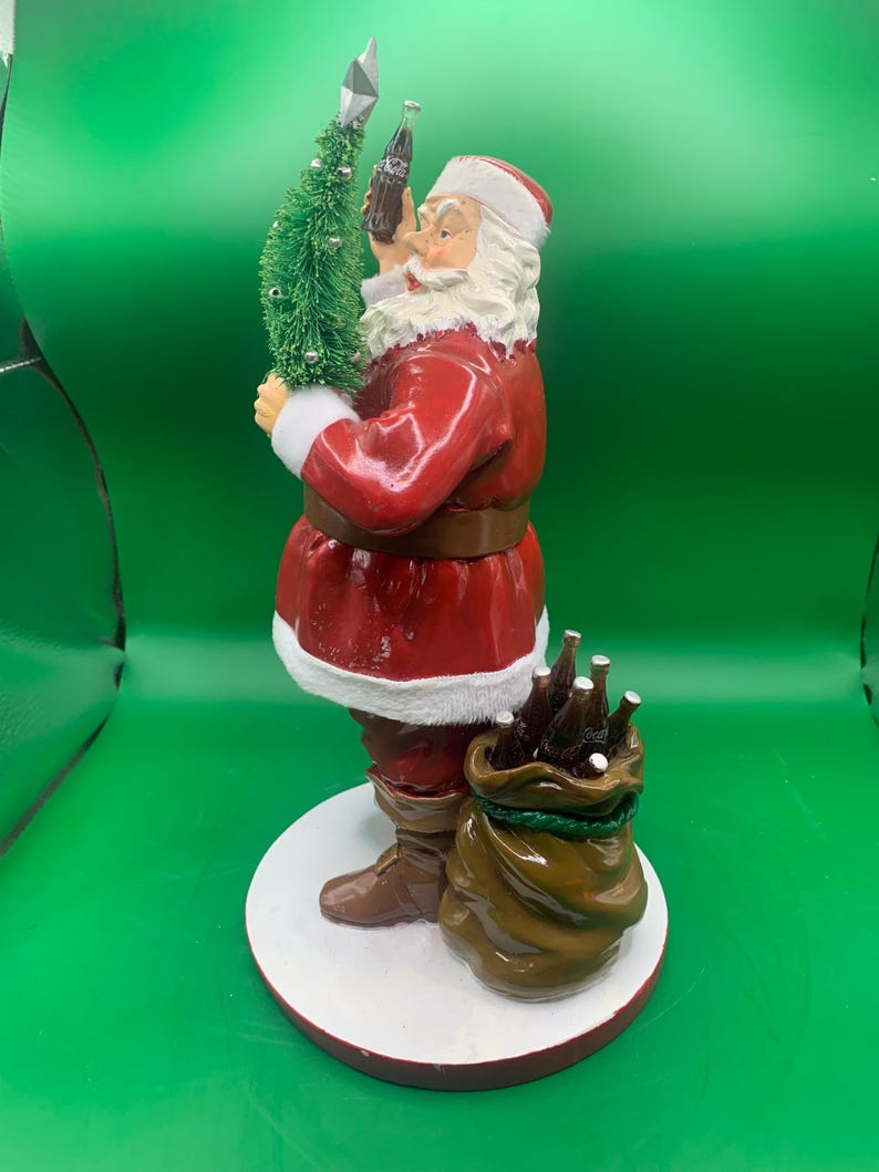 Coke a Cola Santa Clauses Figure - Etsy