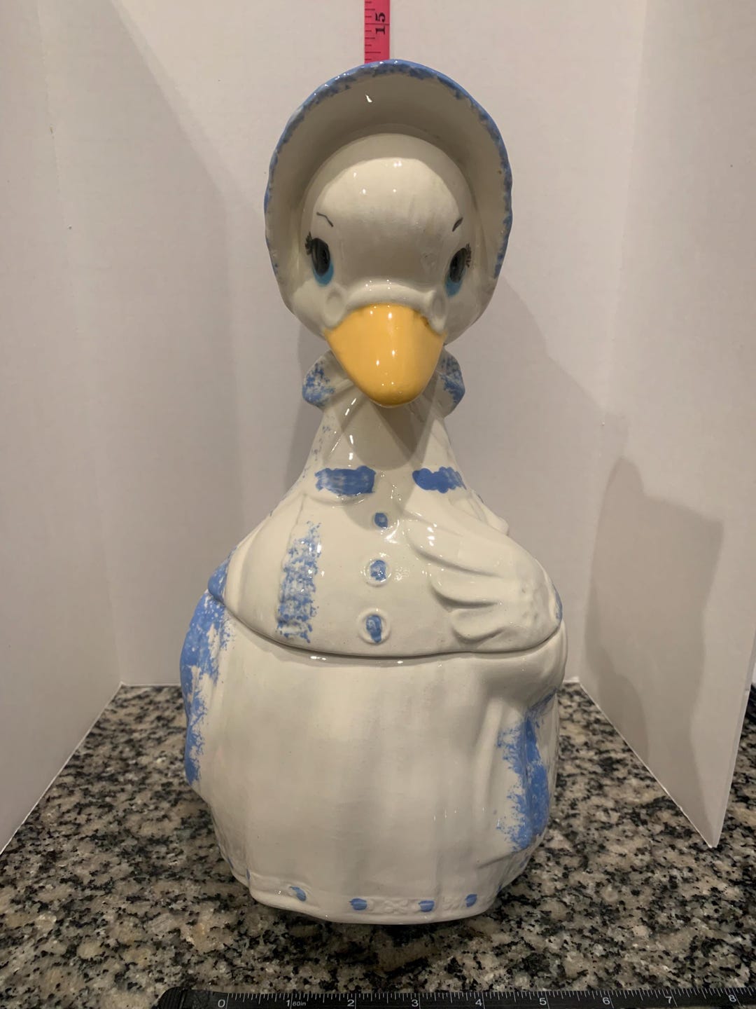 Vintage Ceramic Mother Goose Cookie Jar Free Shipping - Etsy