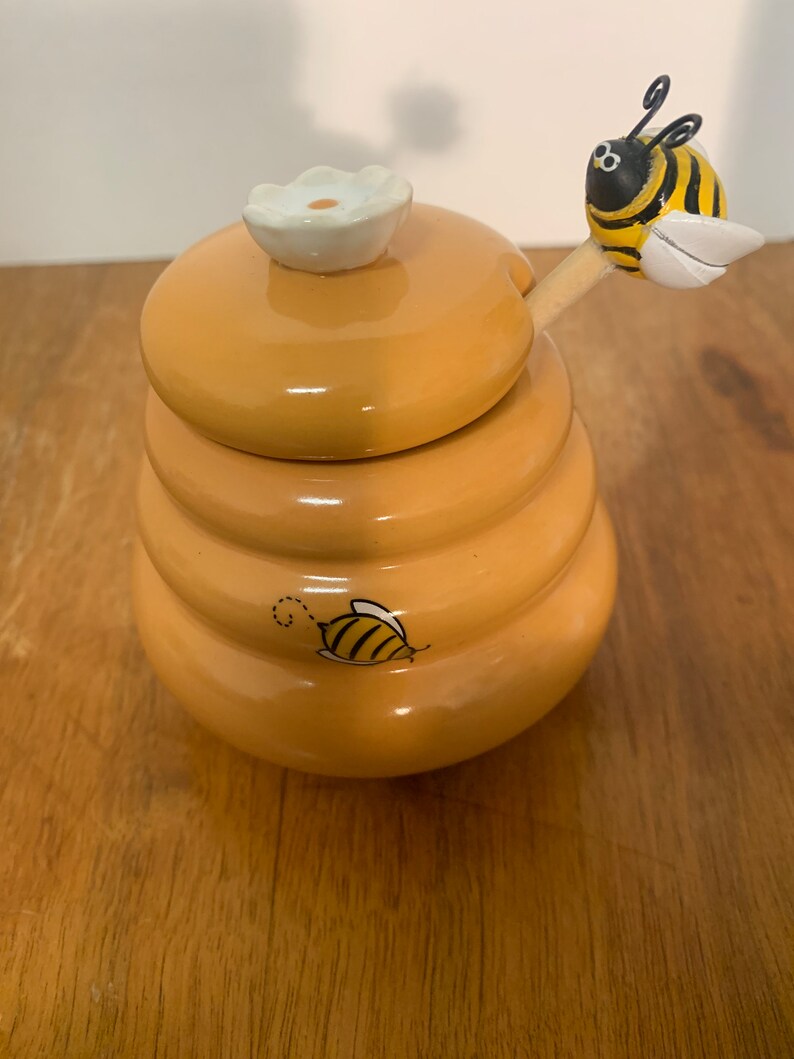 Ceramic Honey Pot - Etsy