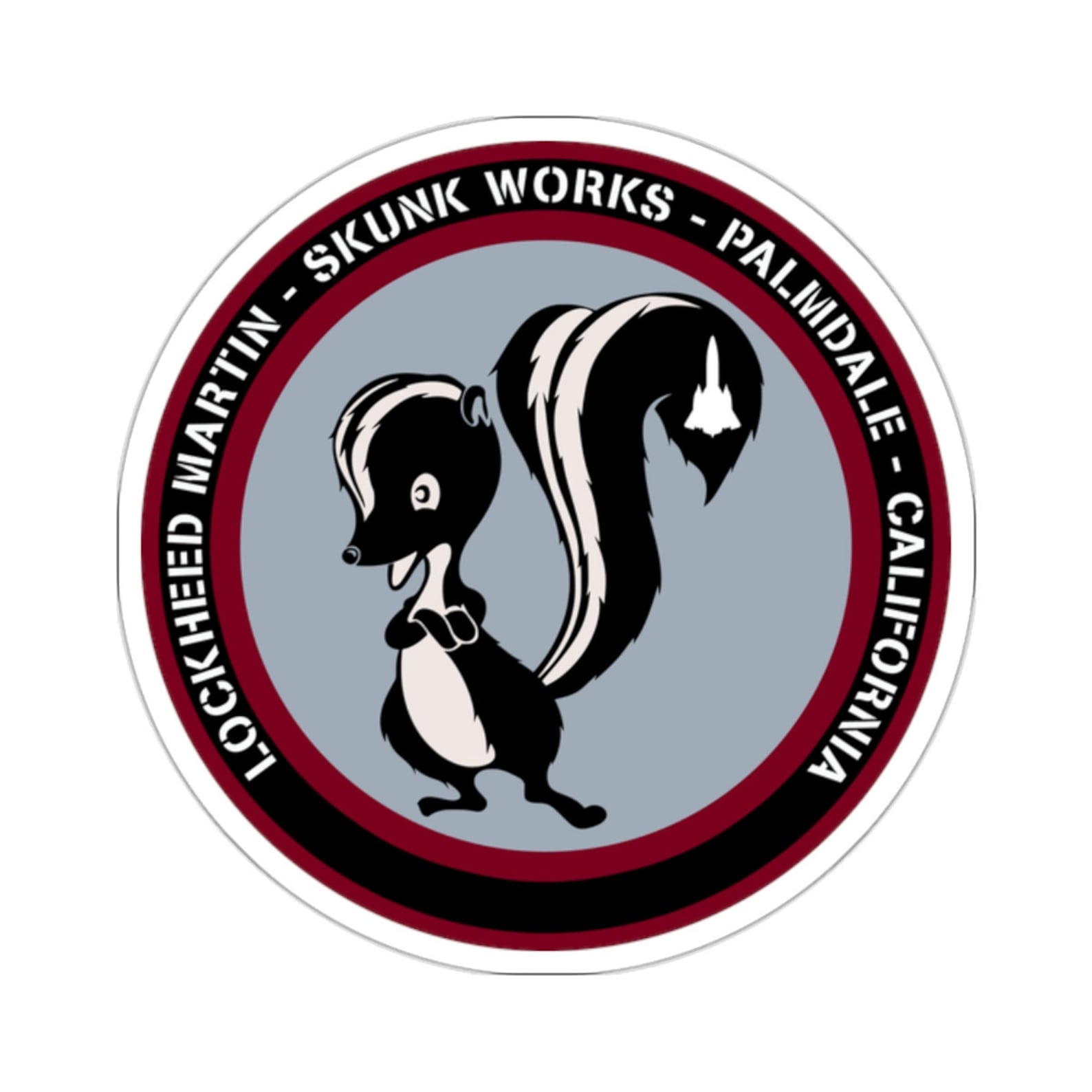 Lockheed Martin Skunk Works Kiss-cut Stickers - Etsy UK