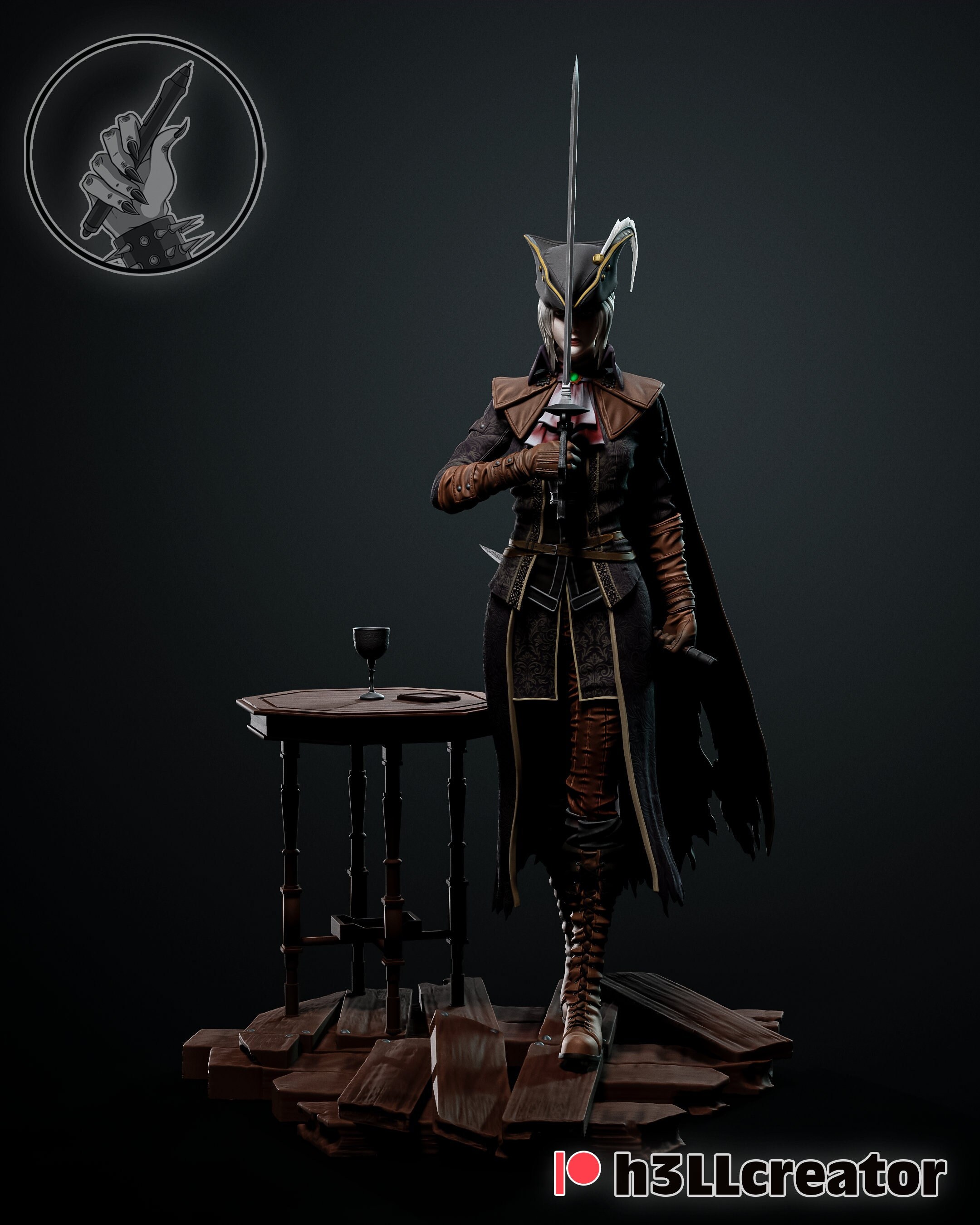 Lady Maria Bloodborne Figura - Etsy