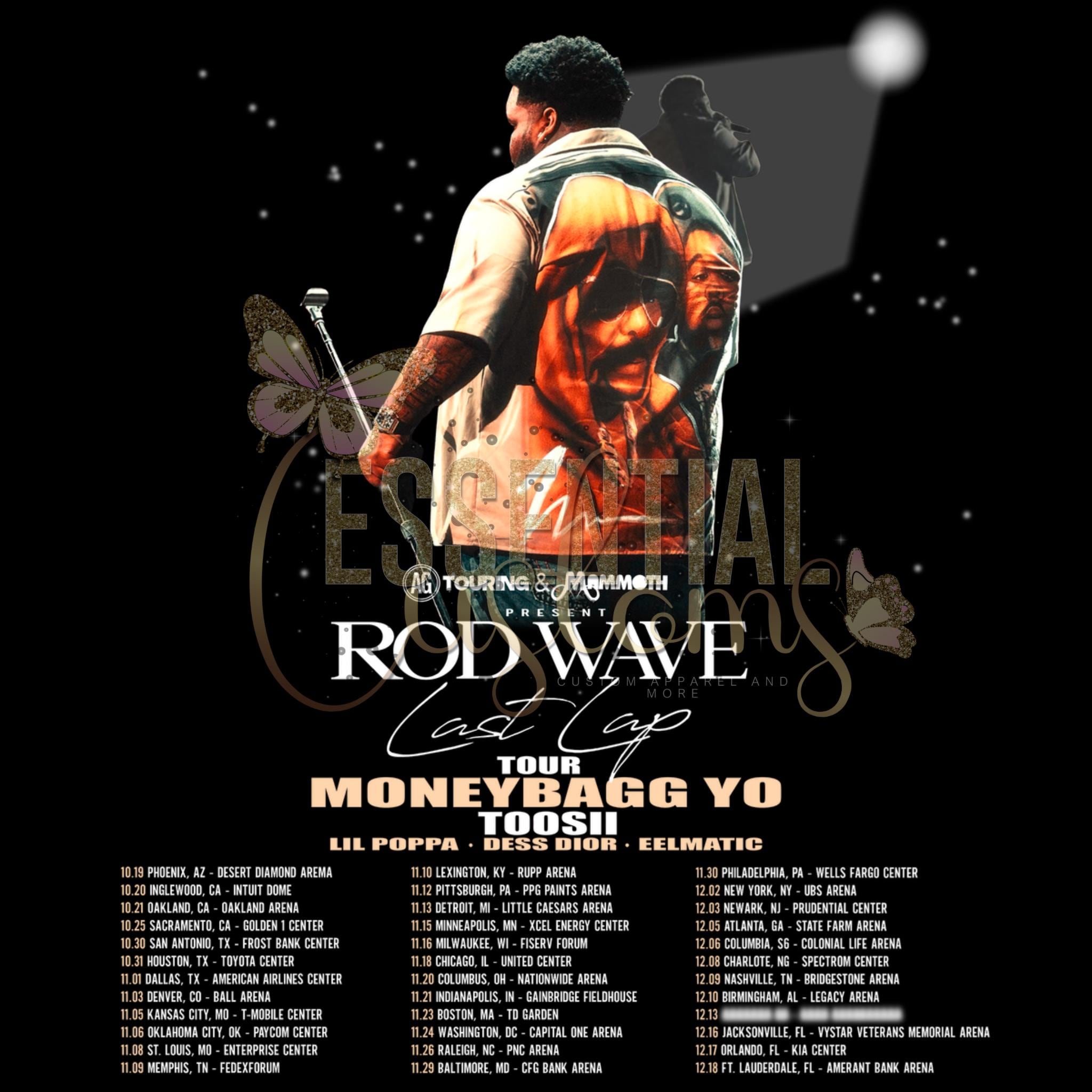 Rod Wave Last Lap 2024 Tour PNG - Etsy