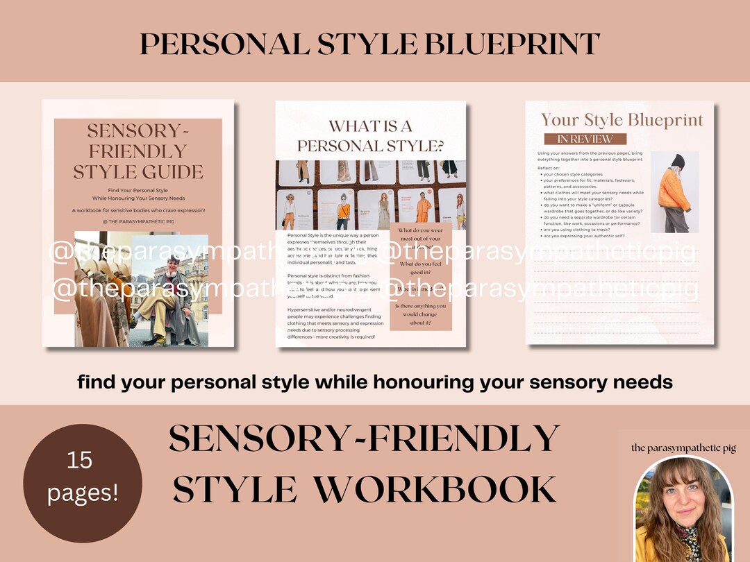 Sensory-friendly Style Guide: Neurodivergent Fashion Workbook (digital ...