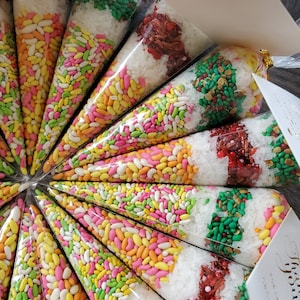 Desi Wedding,haldi,garaba,sangit Favors / Sonf Cones / Fennel Cones ...