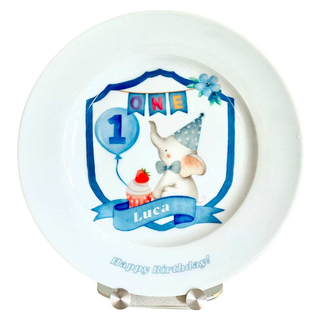 Personalized Ceramic Birthday Plate / Birthday Gift for Boys and Girls ...