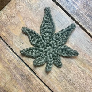 PDF PATTERN: Crochet Marijuana Leaf Pattern, Crochet Weed Leaf Pattern ...