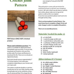Crochet Joint Pattern: Catnip Toy or Stoner Gift (PDF Pattern) - Etsy