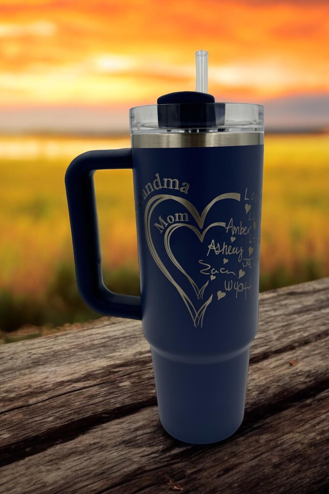 Personalized Laser Engraved Stanley Tumbler - Custom Stainless Steel ...