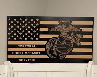 Usmc Flag Embroidery - Etsy