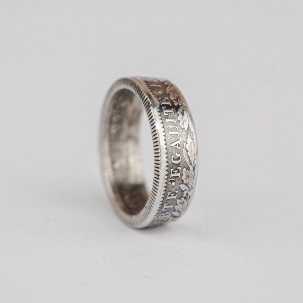 Silver Coin Ring - Etsy