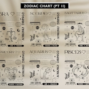 Astrology Y2K Hoodie With Zodiac Sign, Sagittarius Celestial Sweatshirt ...