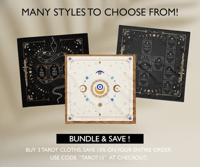 Tarot Spread Cloth With Celtic Cross | Tarot Reading Cloth | Learn ...