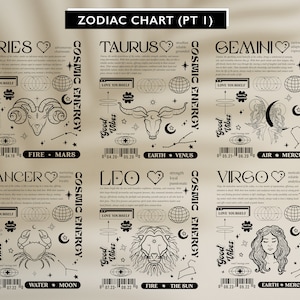 Astrology Y2K Hoodie With Zodiac Sign, Sagittarius Celestial Sweatshirt ...