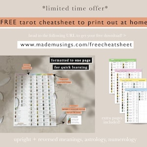 Mini Tarot Deck With Guidebook | Mini Tarot Cards With Full Rider Waite ...