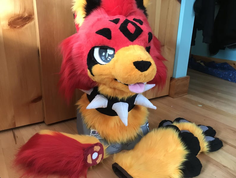 Lynx Fursuit Partial Premade || Punk Cat Fursuit - Etsy
