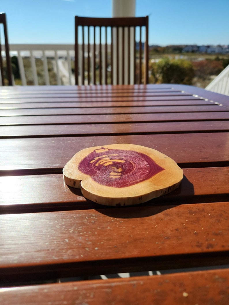 Cedar Live Edge Coasters - Pack of 4 - Etsy