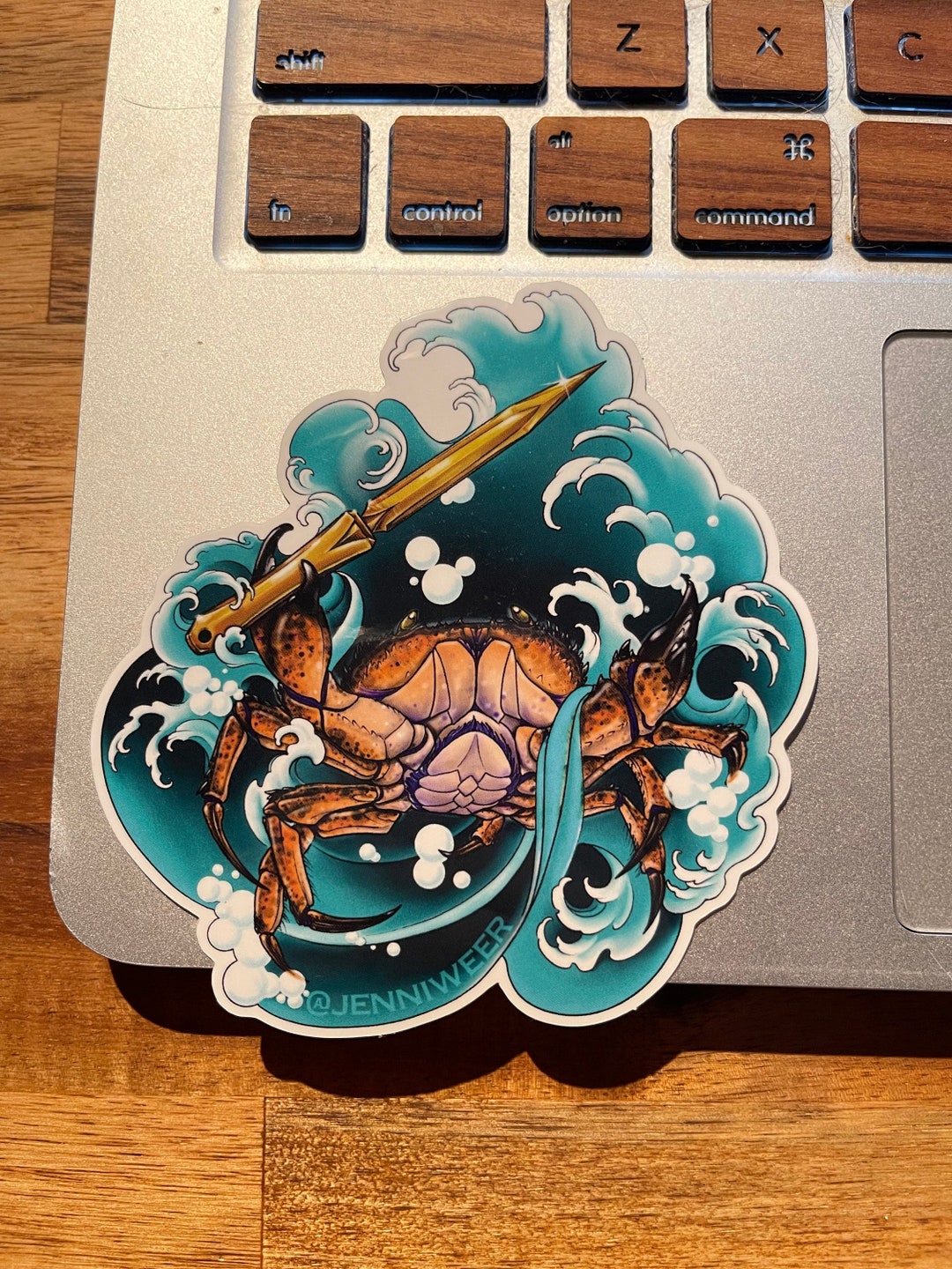 Stabby Crabby | Sticker | Slap | Decal | Water Bottle | Laptop | Art ...