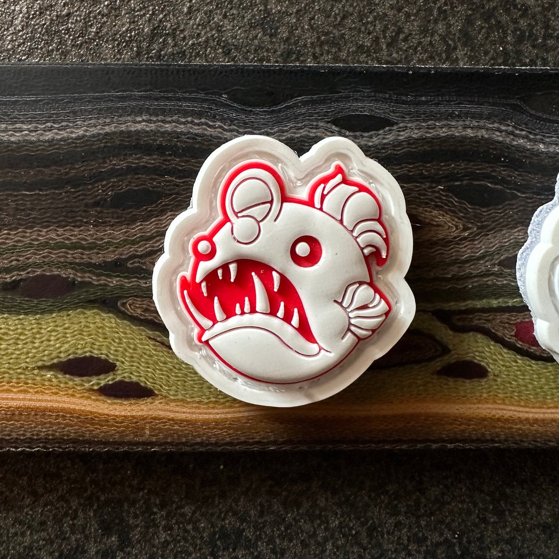 Tiny Angler Fish Glow Patch Anglerfish, Spooky, Ghost, Halloween, Chibi ...