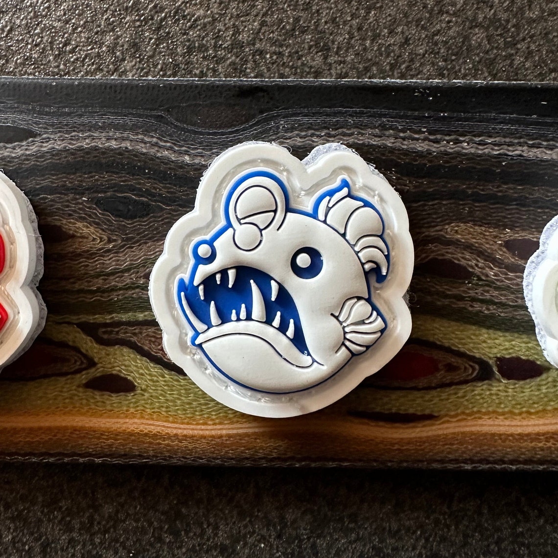 Tiny Angler Fish Glow Patch Anglerfish, Spooky, Ghost, Halloween, Chibi ...