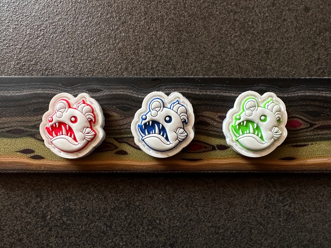 Tiny Angler Fish Glow Patch | Anglerfish, Spooky, Ghost, Halloween ...