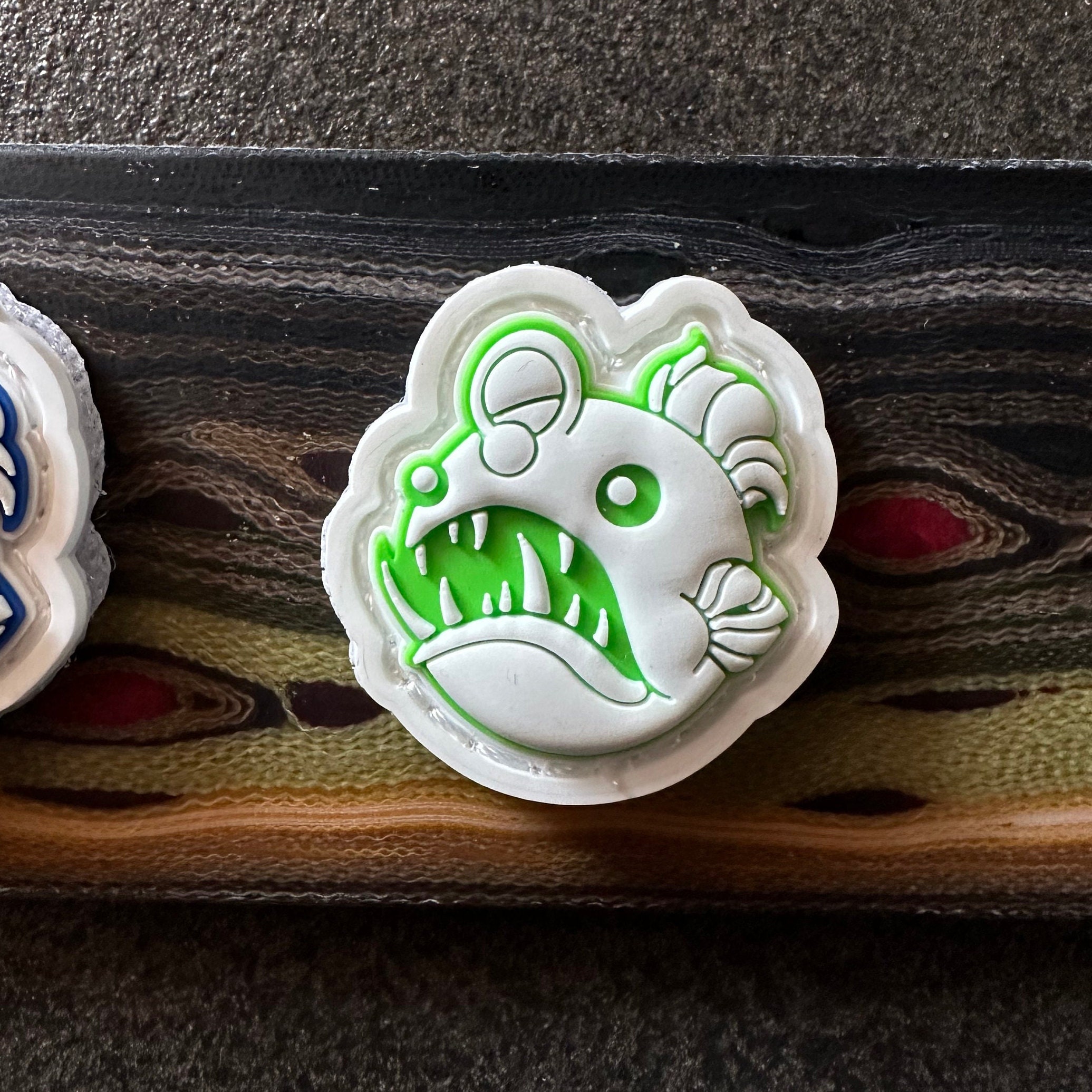 Tiny Angler Fish Glow Patch | Anglerfish, Spooky, Ghost, Halloween ...