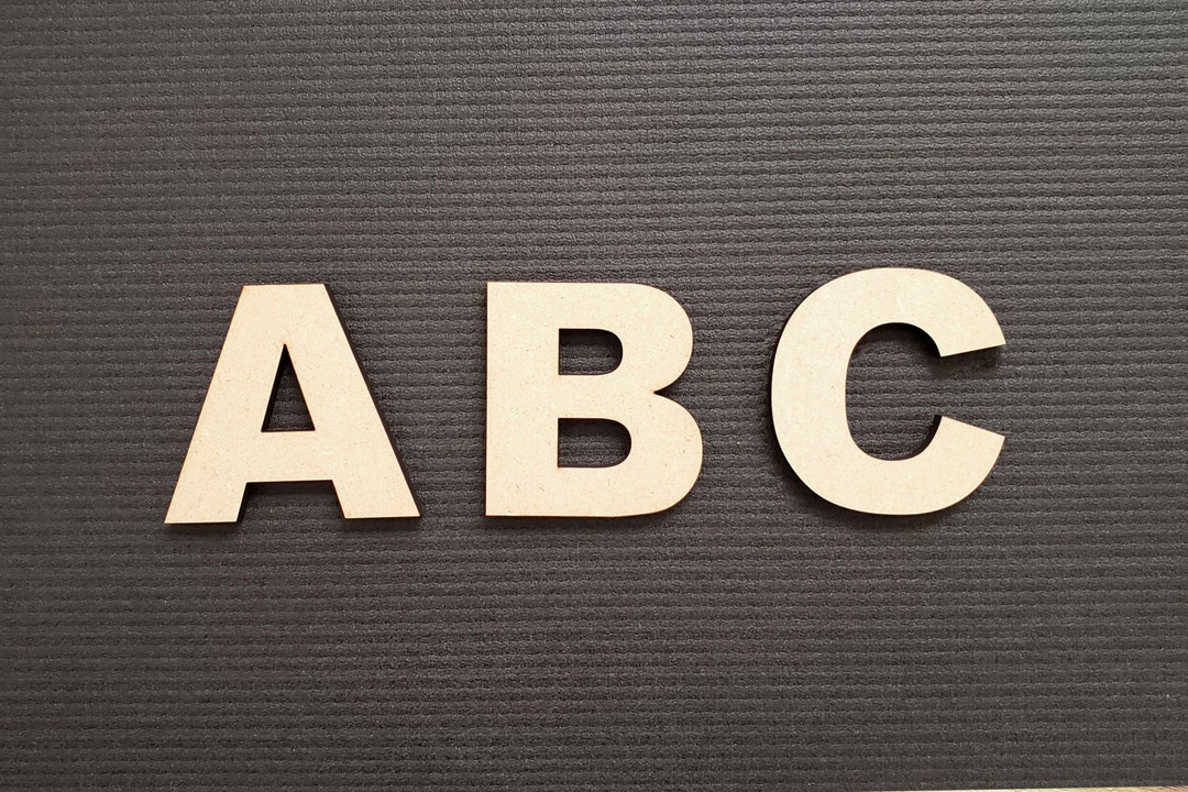 Unfinished Wood Letter, Unfinished Wood Numbers, Large Letters for ...