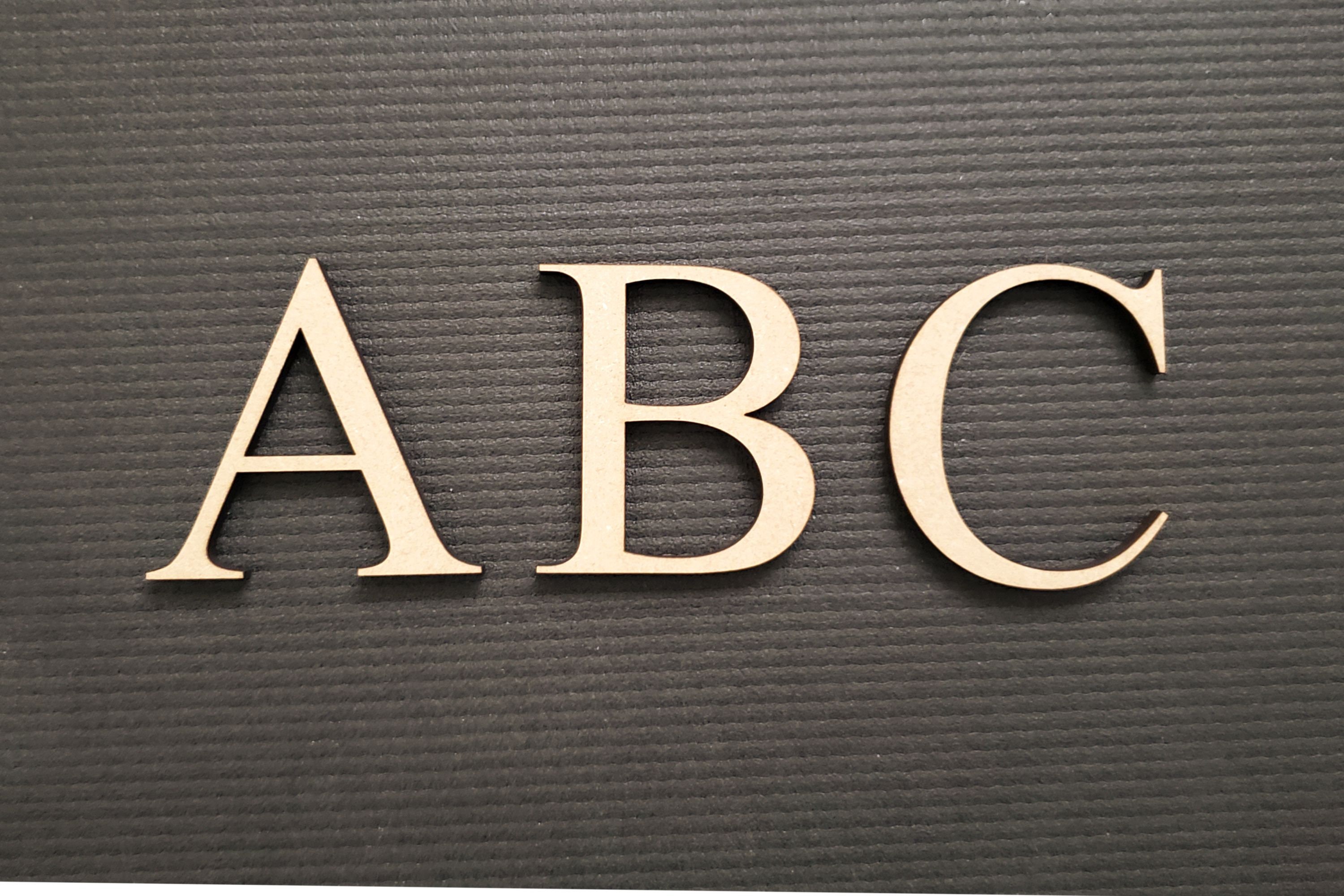 Unfinished Wood Letter, Unfinished Wood Numbers, Large Letters for ...