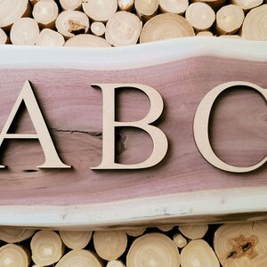 Unfinished Wood Letter, Unfinished Wood Numbers, Large Letters for ...