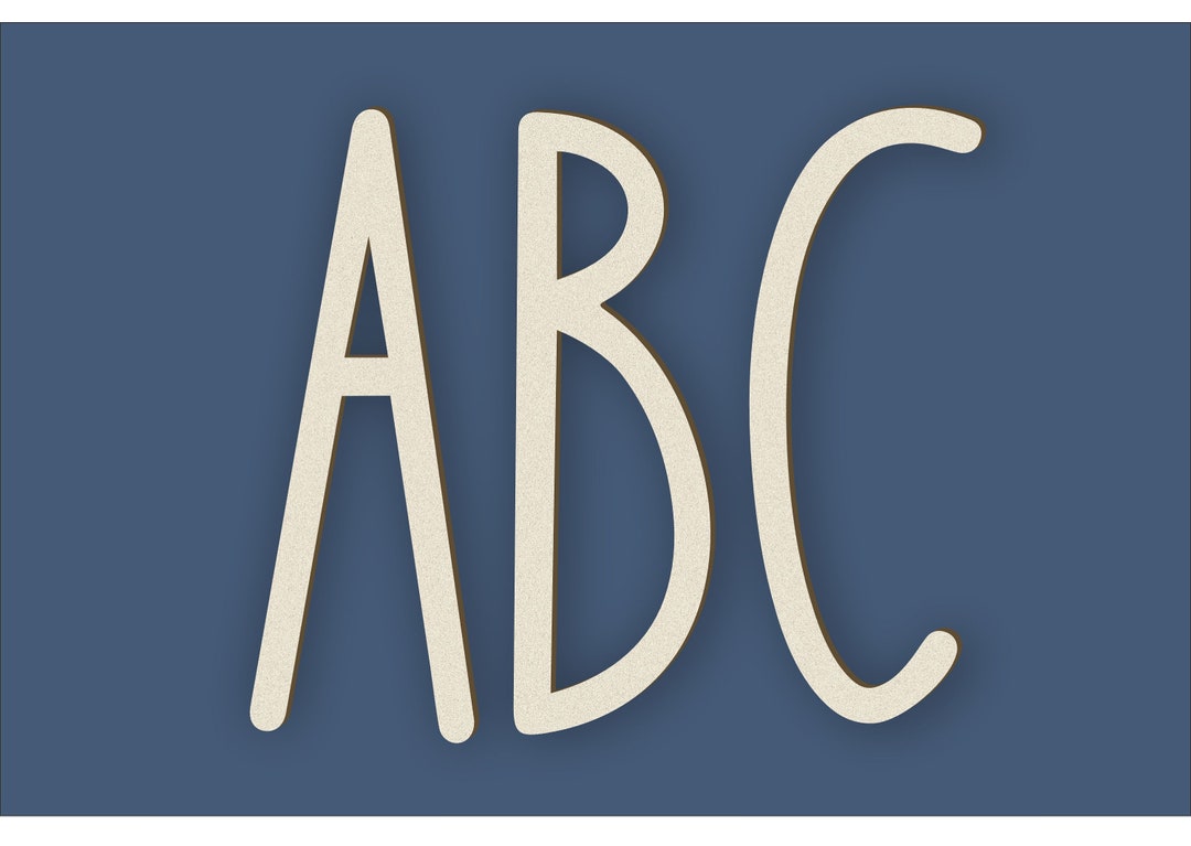 Unfinished Wood Letter, Unfinished Wood Numbers, Large Letters for ...