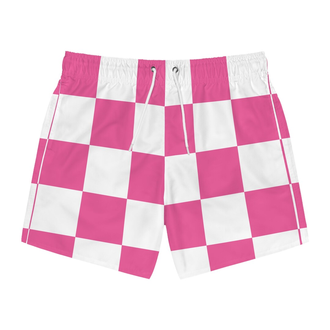 Barbie-esque Hot Pink Swim Trucks Couples Matching Swimwear - Etsy