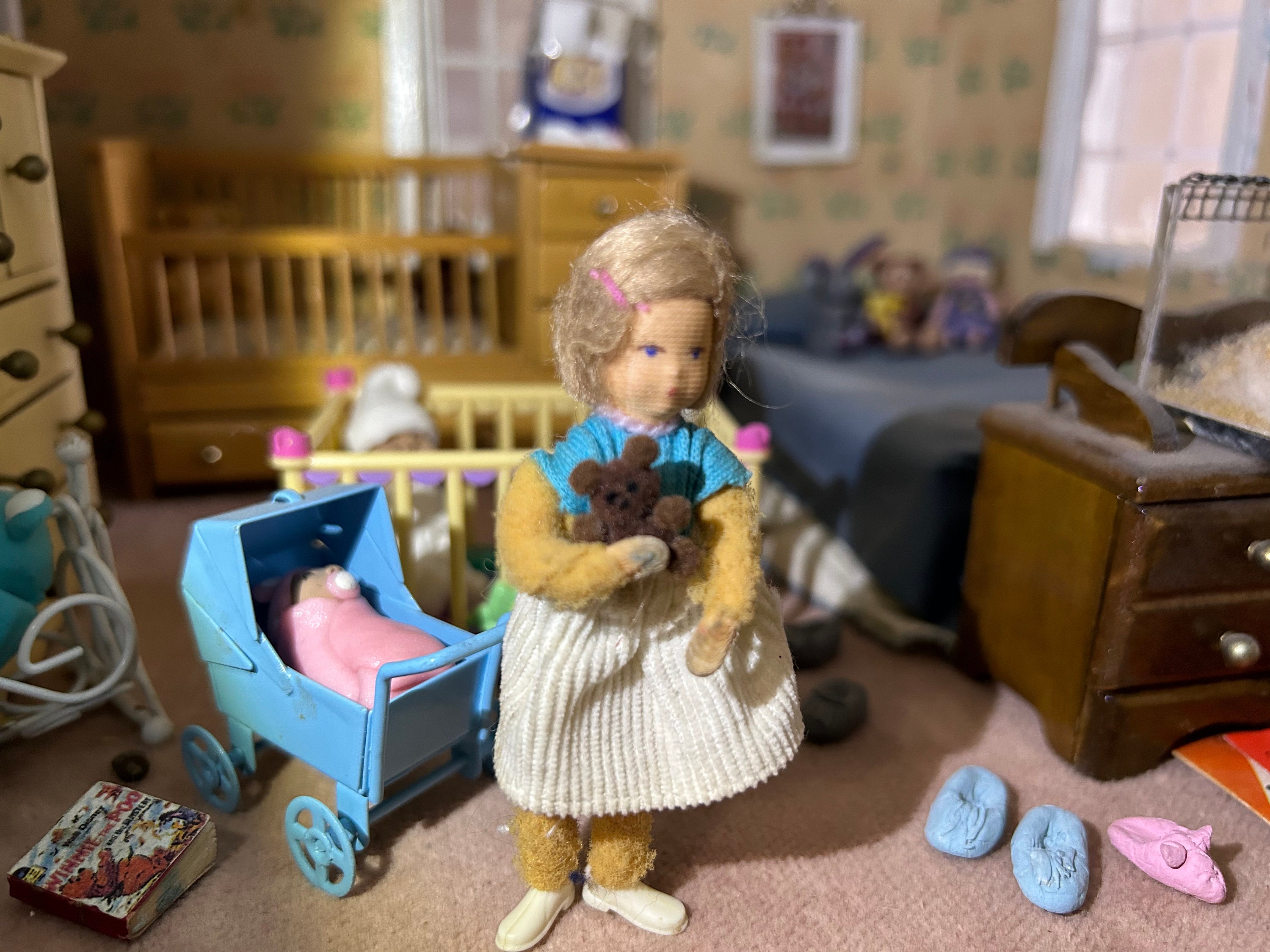 Tiny Micro Teddy Bear Miniature in Brown Panda or White for - Etsy