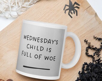 Wednesday Fan Mug - Etsy