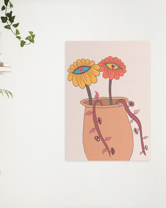 Indie Flower Drawings