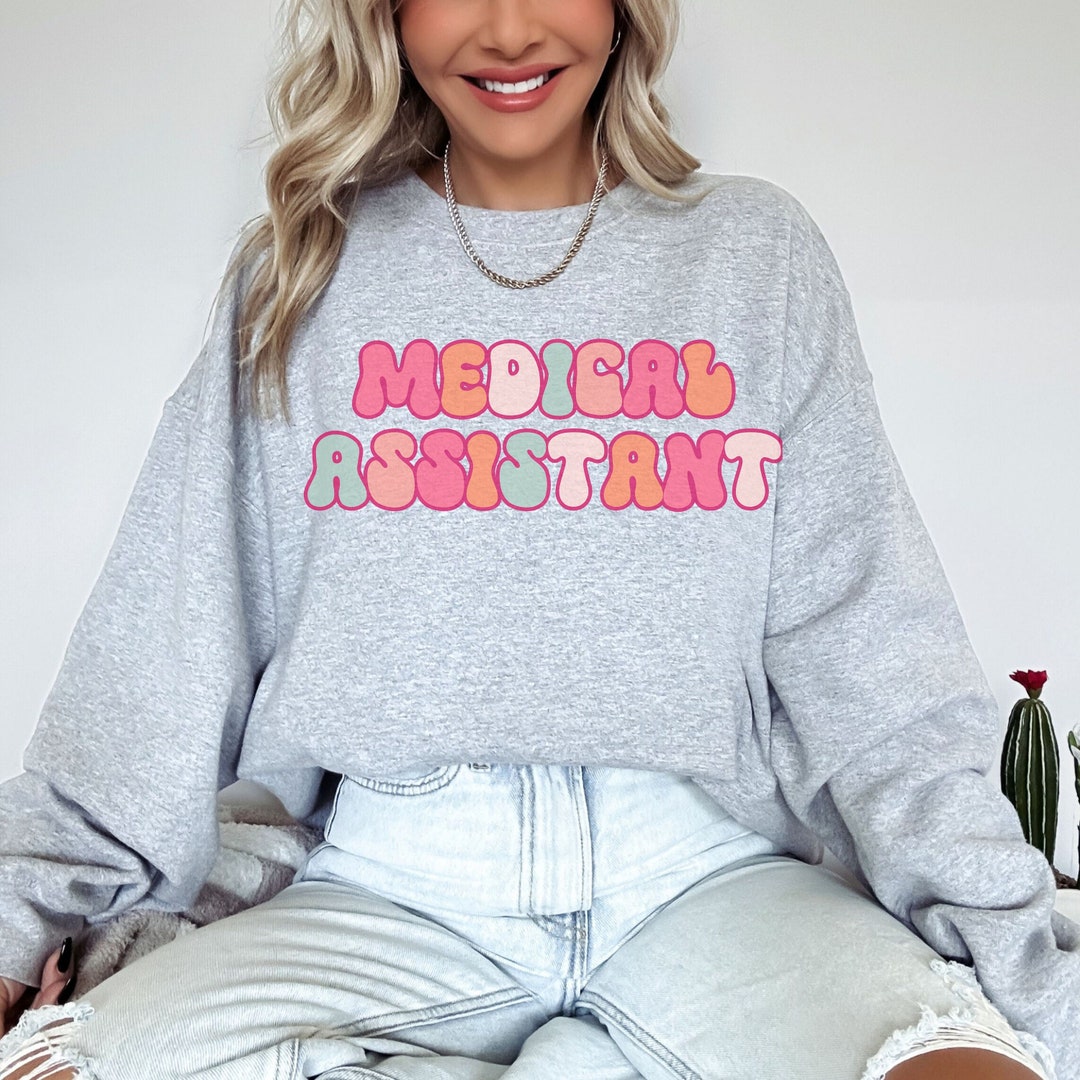 Retro Medical Assistant Sweatshirt CMA Shirt Medical Assistant Tee CMA ...