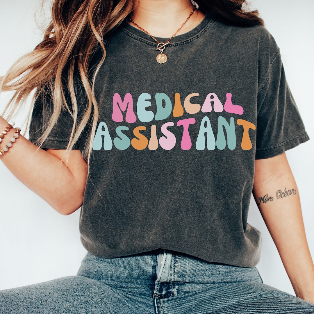 Retro Medical Assistant Shirt CMA Shirt Medical Assistant Tee CMA Gift ...