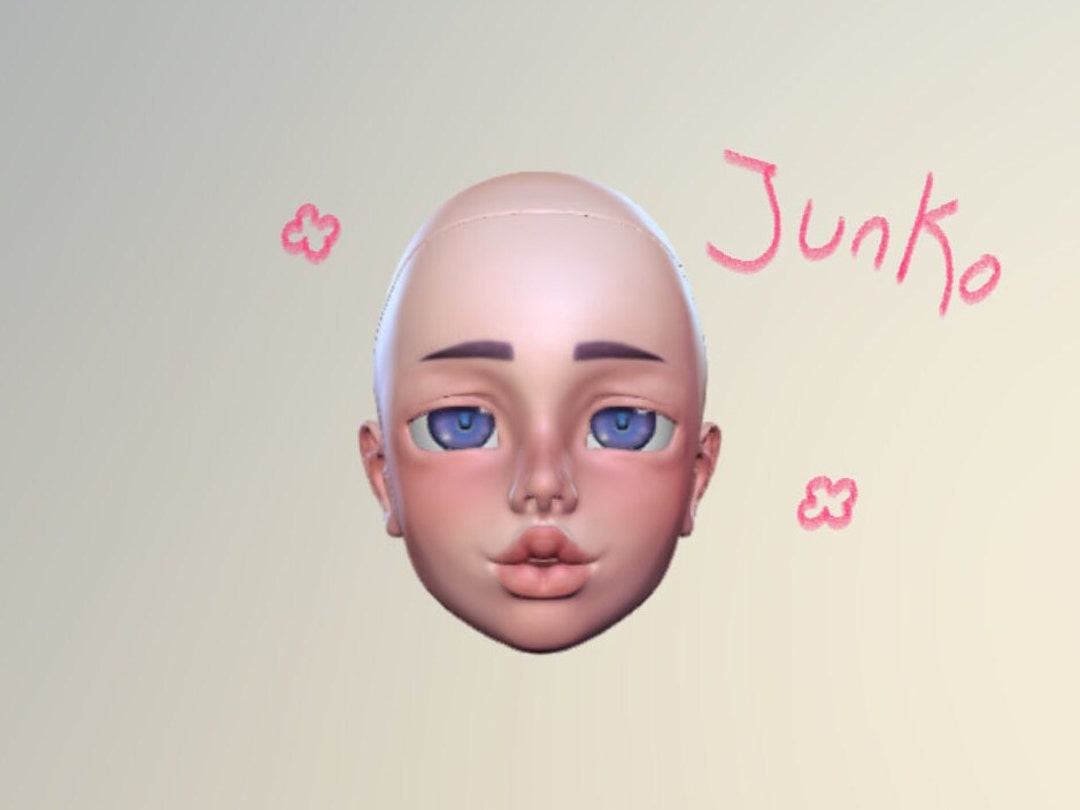 Digital BJD Head (junko) - Etsy