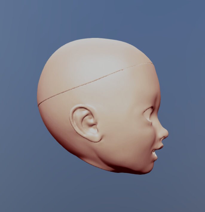 Digital BJD Head (yuna V2) - Etsy