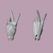 Digital BJD Hand *peace Sign* Thin - Etsy
