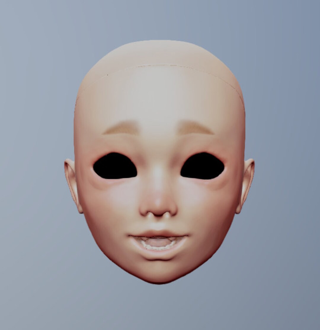 Digital BJD Head (yuna V2) - Etsy