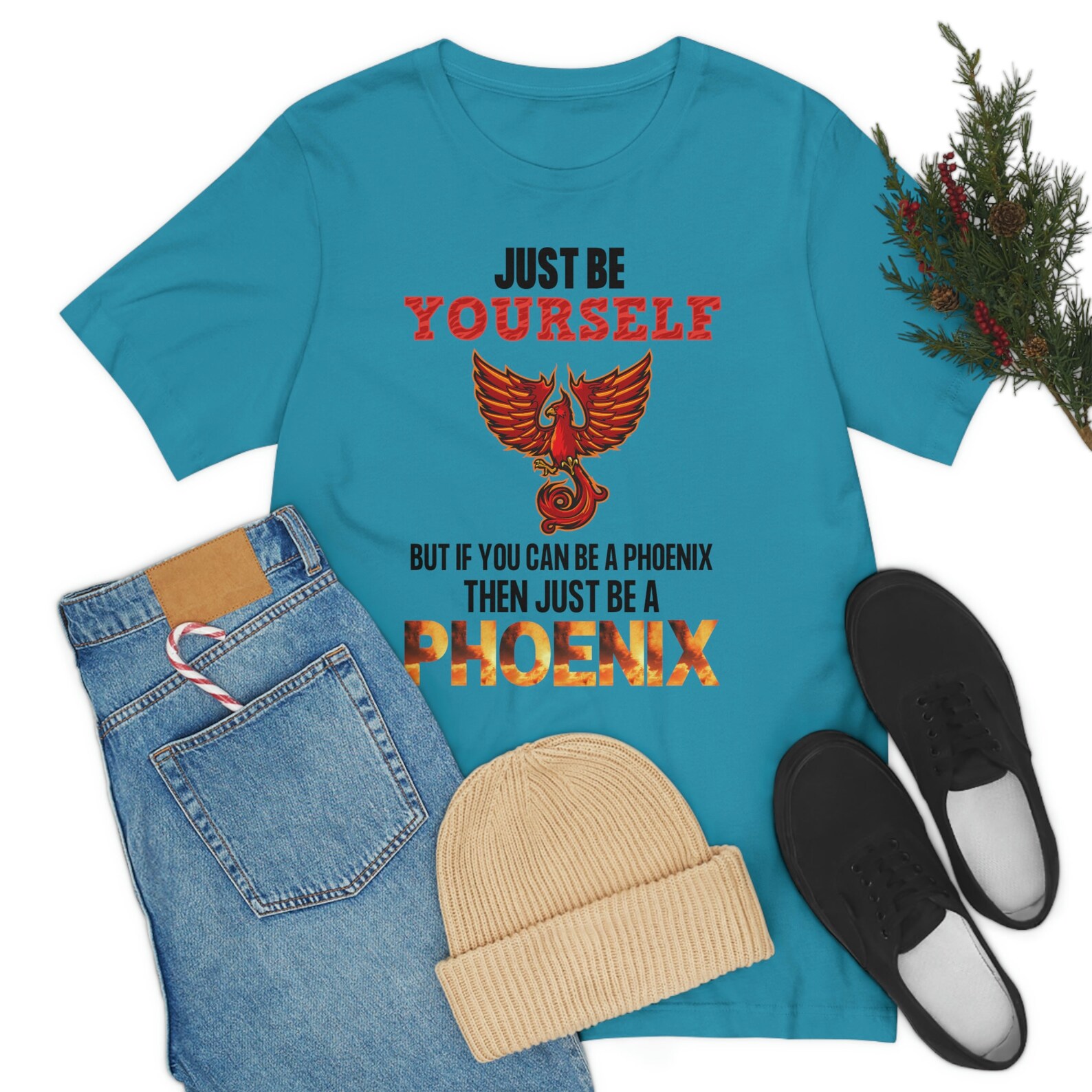 Just Be Yourself, Be a Phoenix, Phoenix Shirt, Phoenix Tee, Phoenix ...