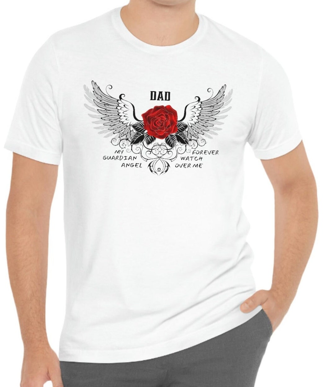 My Guardian Angel Shirt, My Guardian Angel Forever Watch Over Me, Angle ...