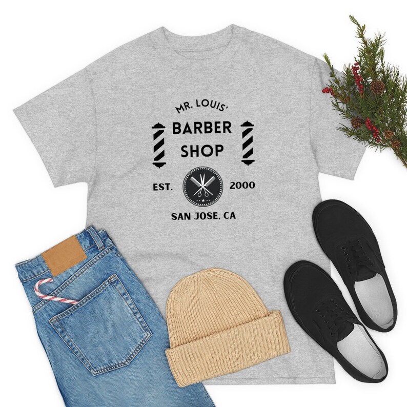 Personalized Barber Shirt, Custom Barbershop Name Shirt, Hairdresser T ...