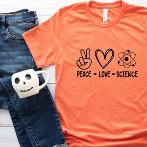 Peace-love-science Svg, Science Svg, Science SVG, Chemistry SVG ...