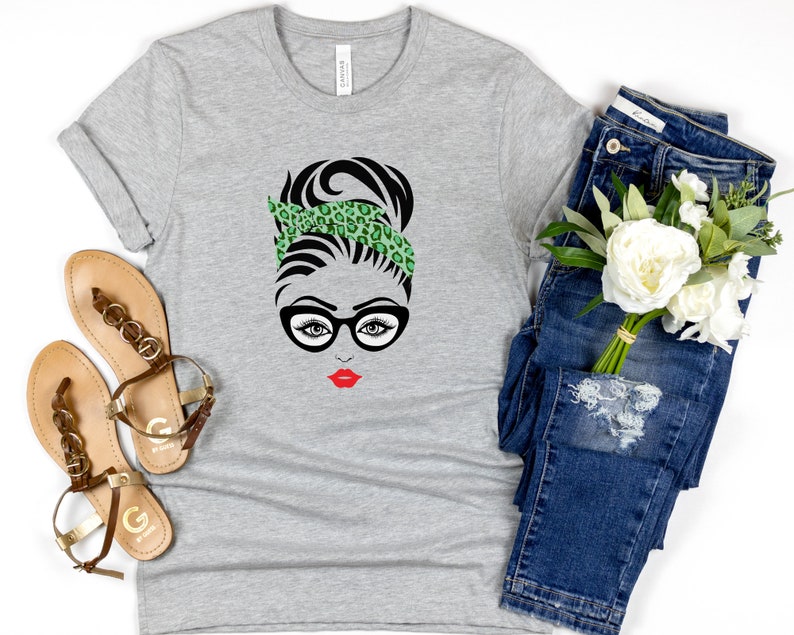 Messy Bun Svg Messy Bun With Glasses Svg Messy Bun Classy - Etsy