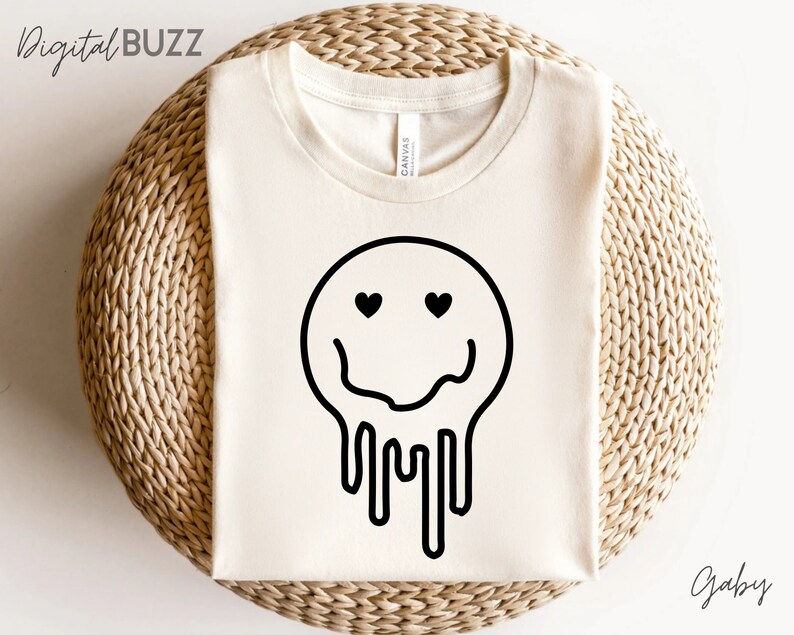 Drippy Face Svg Melted Face SVG Smiley Face Svg Cow Boys - Etsy