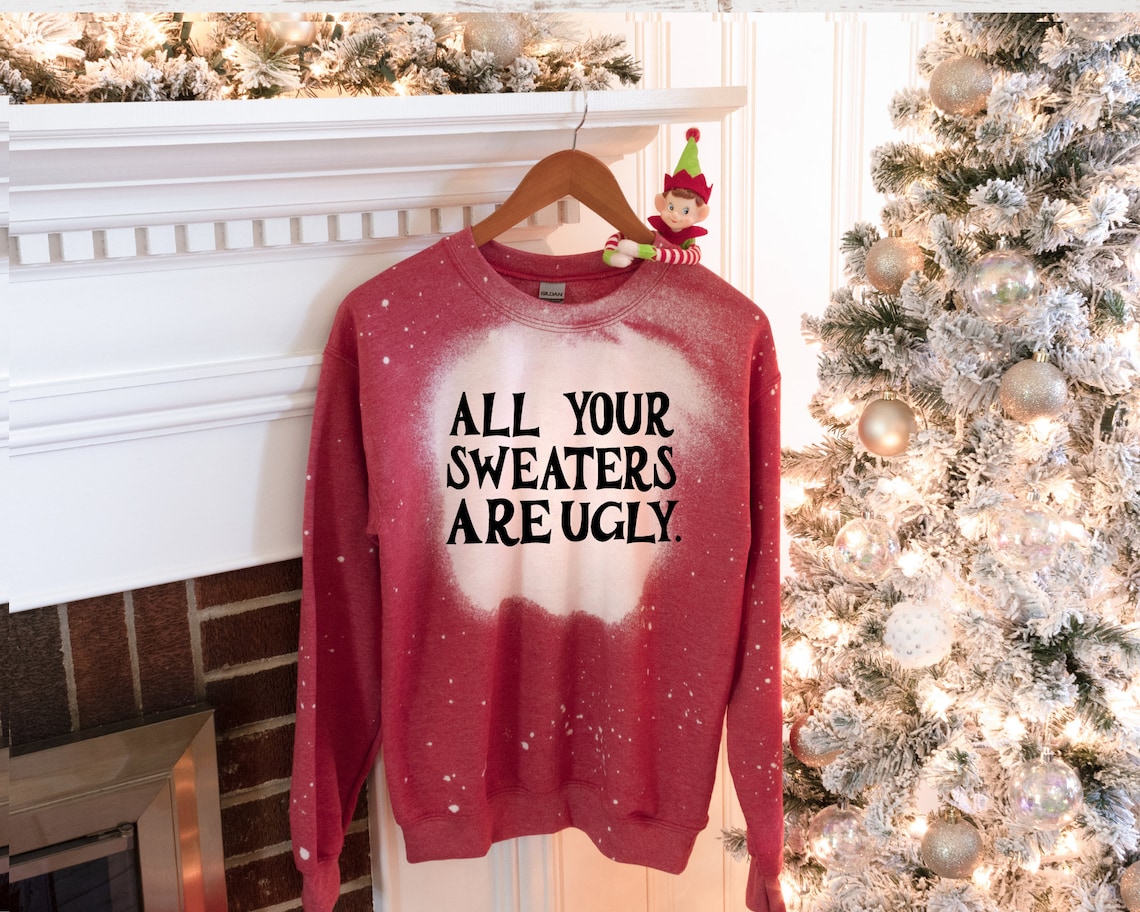 10 Christmas Ugly Sweater Templates Bundle Svg Ugly Sweater - Etsy