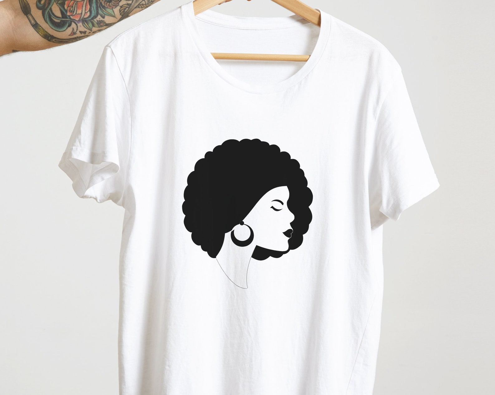 Afro Woman SVG African American Svg Afro Black Queen Afro - Etsy
